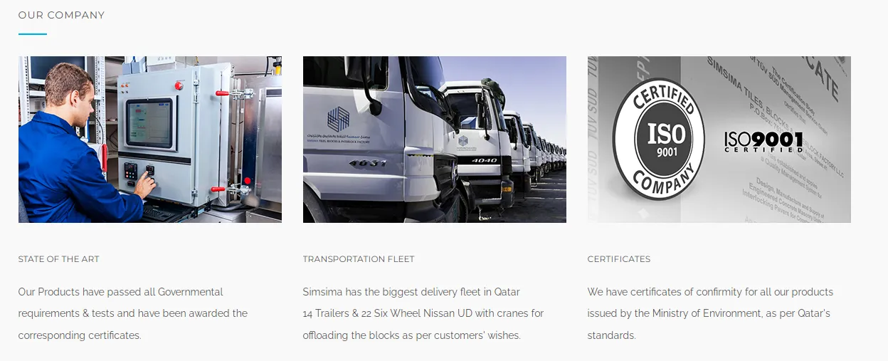 Simsima Tile Blocks & Interlock Factory, in Qatar, Doha